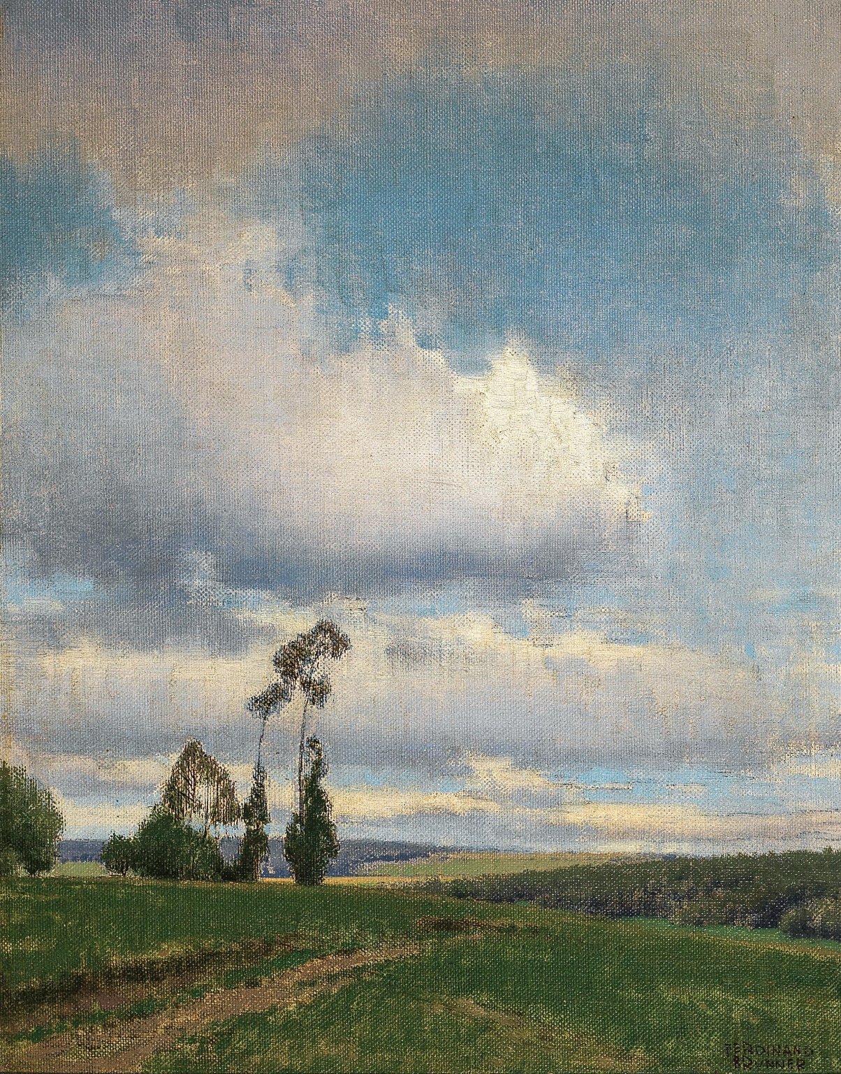 Ferdinand Brunner - Landschaft in Niederösterreich | Kunstkaufen.at