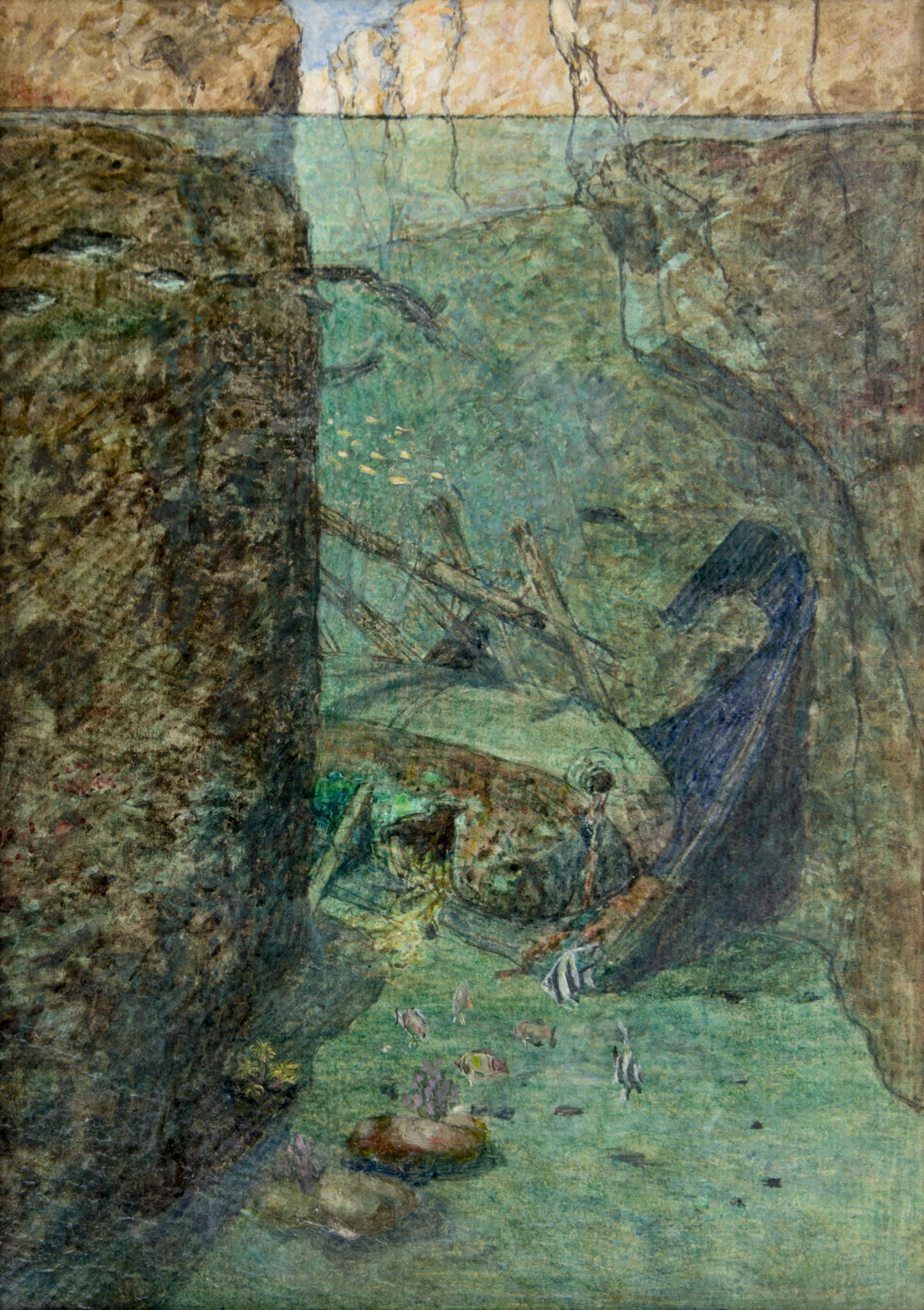 Alexander Rothaug - Unterwasserwelt - Gemälde | Kunstkaufen.at